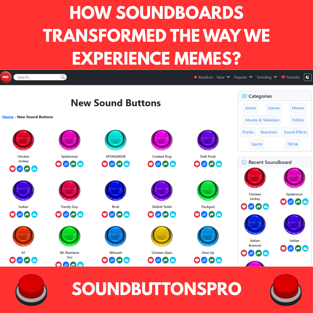 How Soundboards Transformed The Way We Experience Memes?